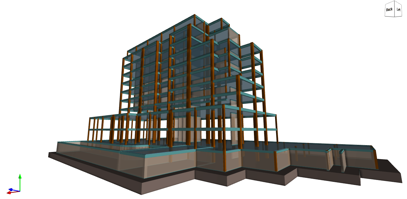 BIM Model, Structural Design and analysis, with just a 2D drawing